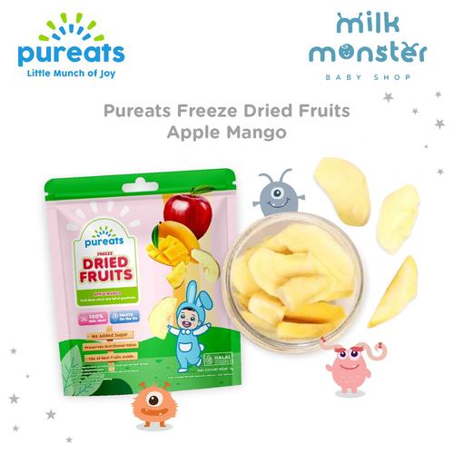 Jual Pureats Freeze Dried Fruits Apple Mango - Snack Balita Buah - Kota ...