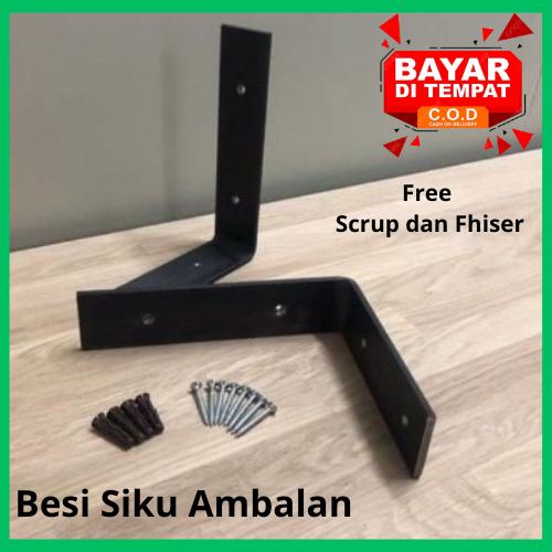 Jual Siku Rak Dinding Besi L - Rak Penyangga Bracket Ambalan Siku ...
