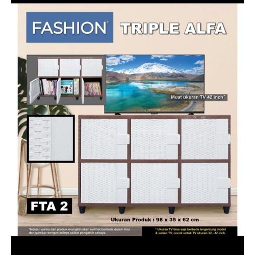 Jual LEMARI PLASTIK CLUB TRIPLE ALFA FASHION 2 SUSUN & 3 SUSUN / LEMARI ...