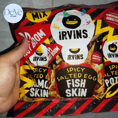 Jual irvins hot boom classic mix 3 mini pack potato salmon fish ...