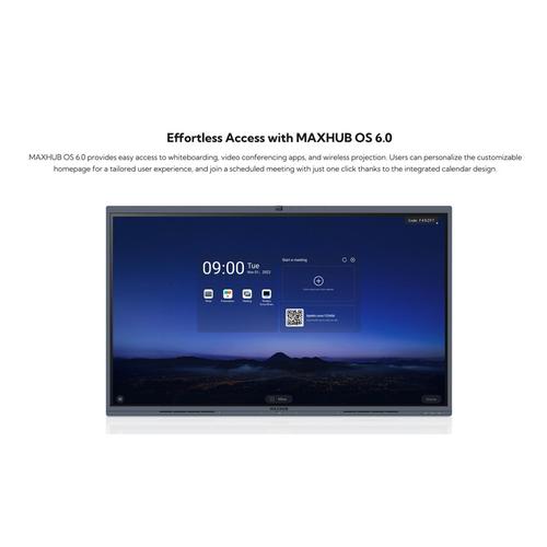 Jual MAXHUB V6 View Pro Series V8630 86 Inch 4K UHD Interactive Flat ...