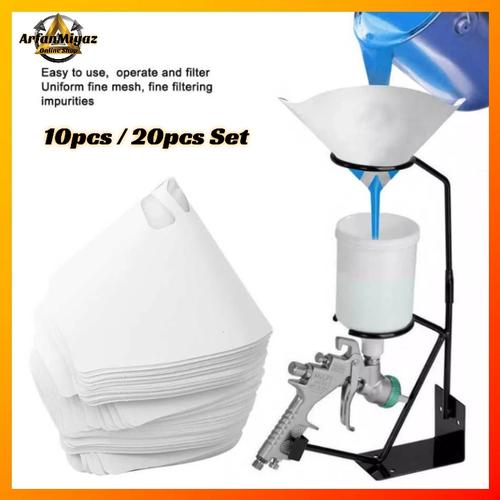 Jual Corong kertas Saringan Cat Spray Gun Tebal Besar 190 Micron Faint ...