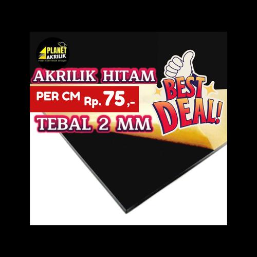 Jual AKRILIK HITAM SOLID 2MM CUSTOM POTONGAN | ACRYLIC BLACK CUSTOM 2MM ...