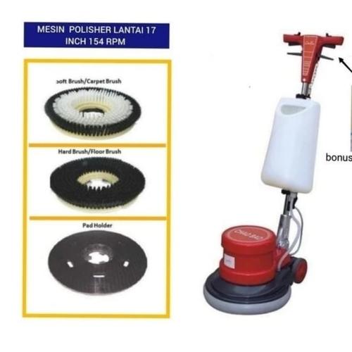 Jual Mesin Polisher Lantai Low Speed 17 inch 154 RPM Merah - Kota ...