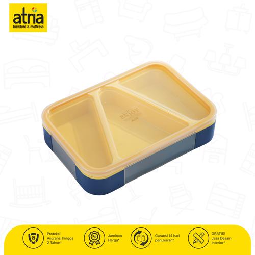 Promo Atria Kotak Makan Starr Lunch Box 1000ML Triangle Inside Mix ...