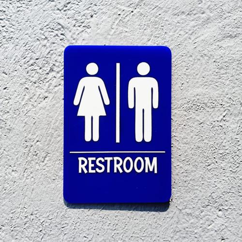 Jual Sign Acrylic Restroom | Sign Tanda Kamar Kecil - Toilet - Kab ...