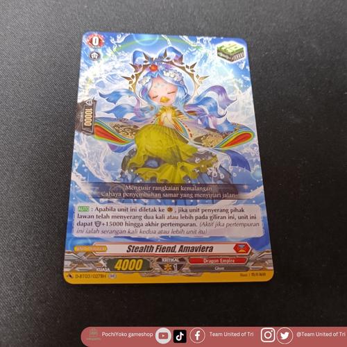 Jual Kartu Cardfight Vanguard Bahasa Stealth Fiend, Amaviera (Heal Trigger / efek dragon empire ...