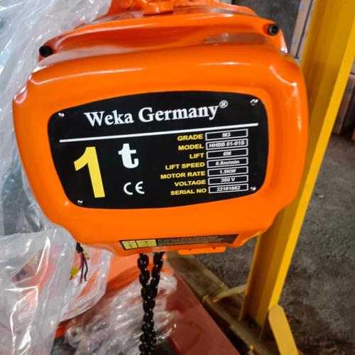 Jual Electric chain hoist 1 ton x 6 meter 380V WEKA germany - Jakarta ...