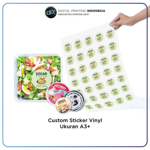 Jual CETAK STIKER LABEL VINYL ANTI AIR POTONG BENTUK - Sticker Vinyl A3 ...