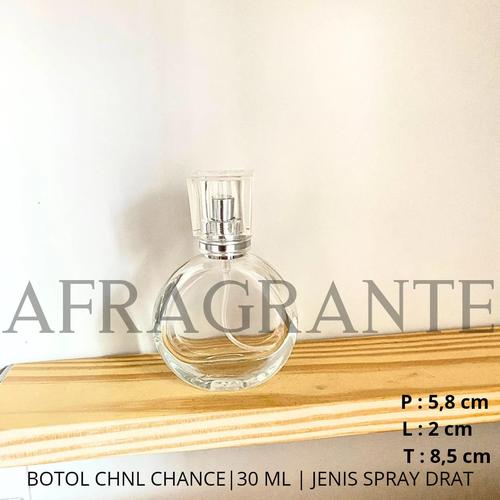 Jual botol parfum chnl acrylic 30 ml drat-botol parfum isi ulang 30 ...