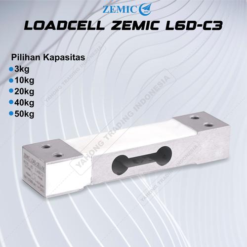 Jual Loadcell Sensor Timbangan Digital Load Cell ZEMIC L6D C3 - 40kg ...