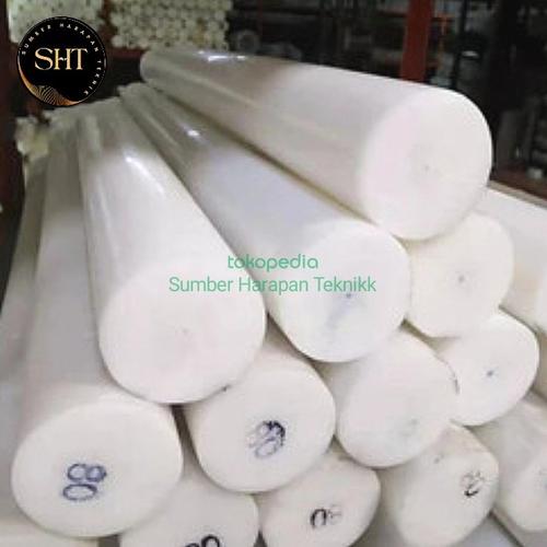 Jual Teflon Batangan 150mm x 50cm / As Teflon / Teflon Rod PTFE ...