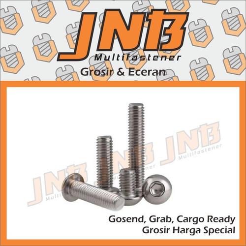 Jual Baut L Button Head M6 X 10 12 16 20 25 30 35 40 45 50 60 MM Buttonhead Stainless Steel 304 ...