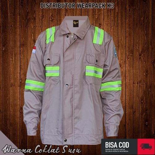 Jual Wearpack Safety Atasan / Baju kerja Proyek / APD Safety K3/ Lengan ...