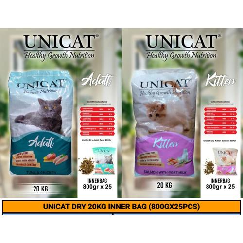 Jual Makanan Kucing Kering Termurah Unicat Healthy Growth Nutrition Dry ...