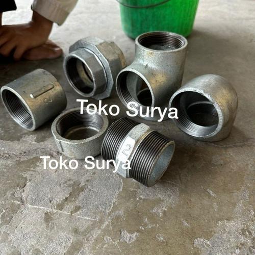 Jual SAMBUNGAN BESI 1 INCH KENI 1" TEE 1" SOK 1" WATERMOR 1" DOUBLE ...