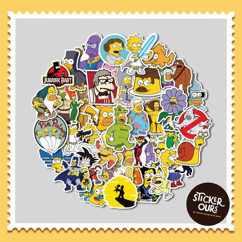 Jual STICKER PACK PARODY THE SIMPSONS | STICKER TUMBLER | STIKER LAPTOP ...