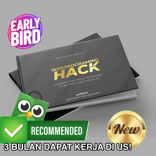 Jual Modul Bootcamp Workshop Web Programming Hack by Code Edwin Anderson - cara cepat 3 bulan ...