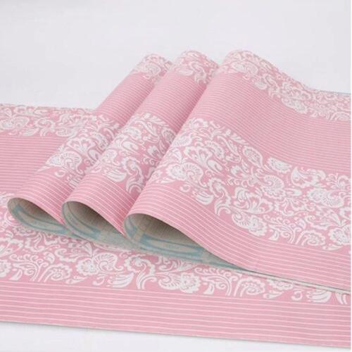 Promo Wallpaper Stiker Sticker Wallsticker Dinding Motif Garis Pink ...