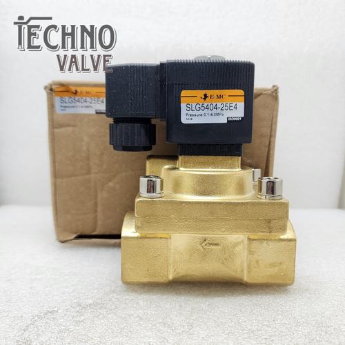 Jual SOLENOID VALVE 2 WAY EMC SLG5404-25 DRAT 1" INCH HIGH PRESSURE 50 BAR - AC220V - Jakarta ...