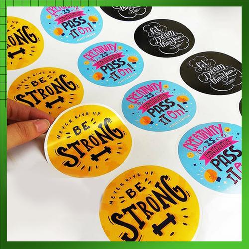 Jual SBV 9-15 Cetak Stiker Bulat Vinyl Sticker Parfume Skincare Frozen ...