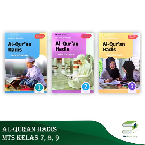 Promo BEST SELLER ORIGINAL AL-QURAN HADIS PENILAIAN untuk MTS KELAS 7 8 9 KMA 2019 - ERLANGGA ...