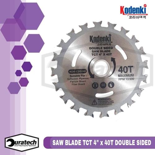 Jual Kodenki Mata Gerinda Saw Blade 4” x 40T Double Sided Double Mata ...