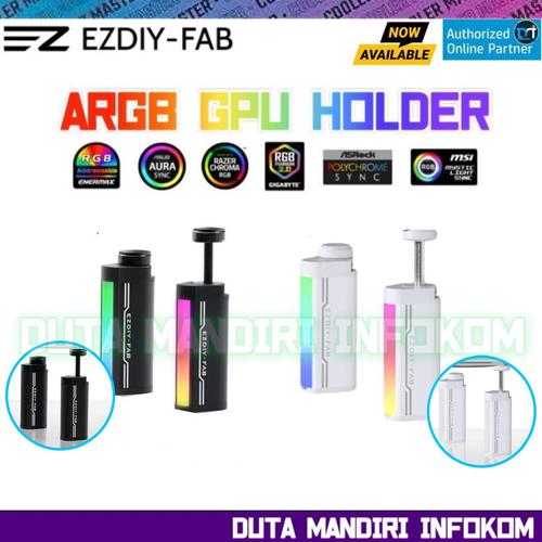Jual EZDIY FAB Stand Graphics Card Holder support Stand Adjustable ...