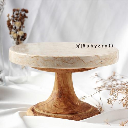 Promo Set Cream Cake Stand, Marble local, Photo props, Marble - D20 - Kab. Bantul - rubycraft ...
