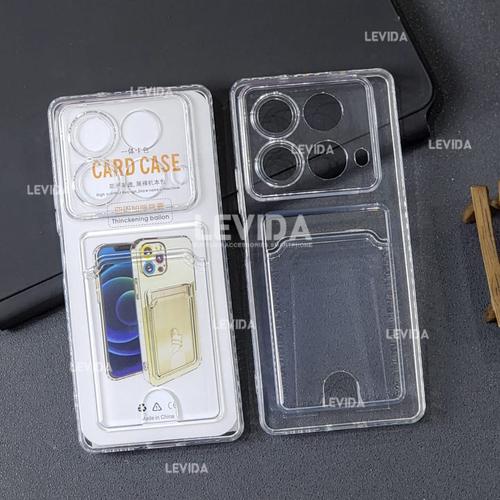 Jual Infinix Note 40 Infinix Note 40 Pro Clear Wallet Card Case Bening ...