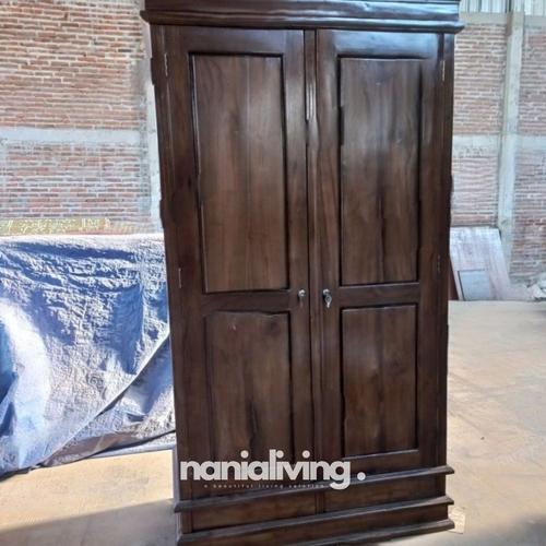 Jual lemari pakaian 2 pintu minimalis lemari modern jati - Kab. Jepara ...