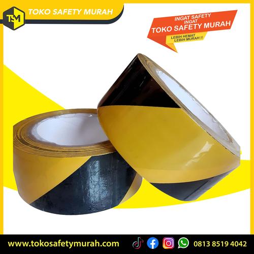 Jual Lakban Lantai PVC Police Line Tape 2 Inch X 33 Meter Marking Floor - Kuning Hitam - Jakarta ...