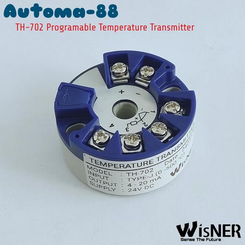 Jual WISNER TH-702 Programable Temperature Transmitter 4-20mA 24Vdc ...