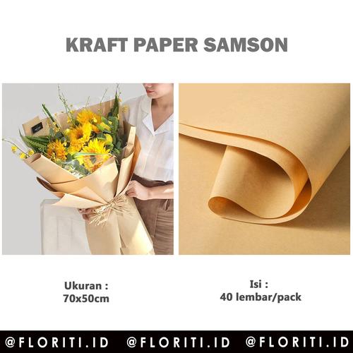 Jual (lembaran) Kertas buket kraft paper samson - Kota Bandar Lampung ...