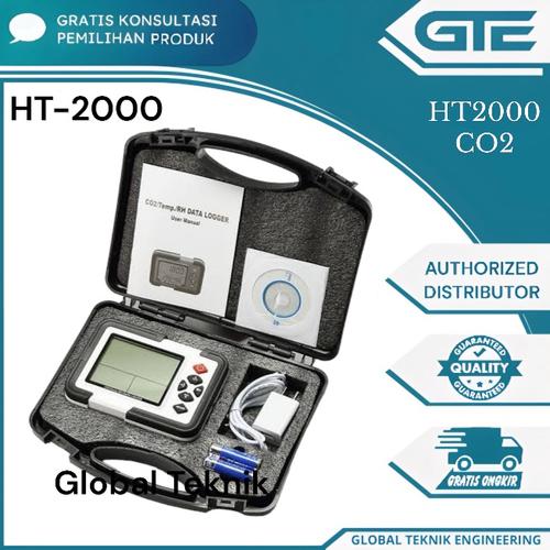 Jual HT2000 Digital CO2 carbon dioxide gas Monitor Detector Analyzer ...