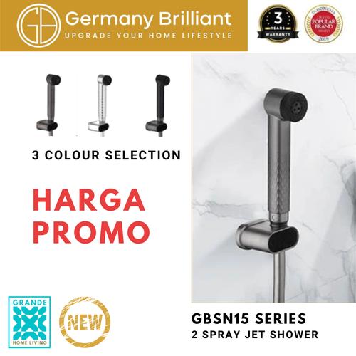 Jual Germany Brilliant 2 Spray Mode Jet Shower Toilet Jet Washer Kloset ...