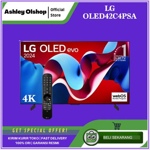Promo [ORI] TV OLED 42 Inch LG OLED C4 LG 42C4 OLED 42C4PSA 4K Smart TV Pengganti 42C3 Cicil 0% ...