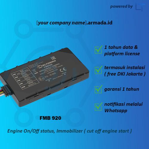 Jual Paket Armada GPS Tracking FMB 920 FMB920 - 1 Tahun Data dan Server ...