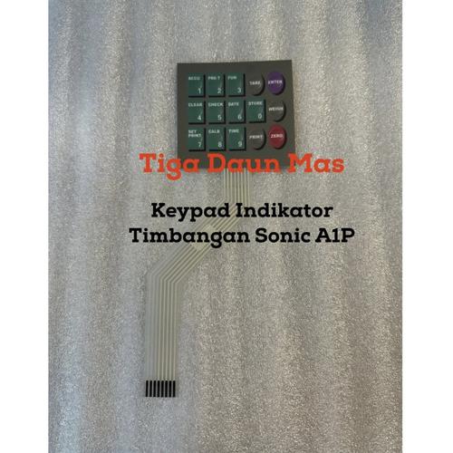 Jual Keypad Indikator Timbangan Sonic A1P Sparepart Keypad Timbangan ...