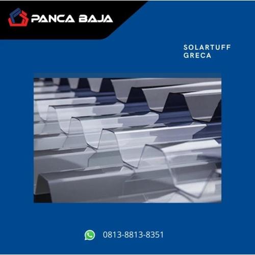 Jual Alderon Solartuff Type Greca Tebal 0.8mm | Atap Solartuff - Silver ...