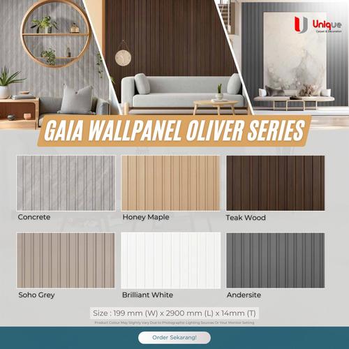 Jual Gaia Neopanel Tebal 14 mm Oliver Series / Panel Dinding 3D - Honey ...