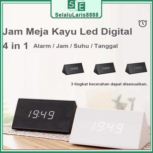 Promo Jam Kayu LED Digital Jam Meja Kayu Jam Alarm Pintar Kayu Digital ... Promo Jam Kayu LED Digital Jam Meja Kayu Jam Alarm Pintar Kayu Digital ...