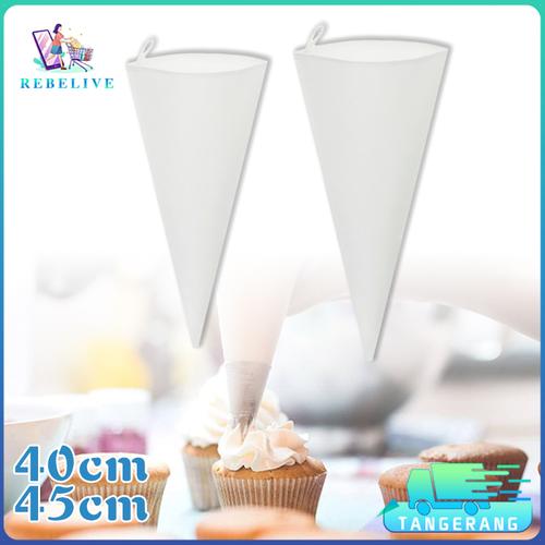Jual Kain Segitiga Buttercream Piping Bag Reusable Icing Cloth - 45cm ...