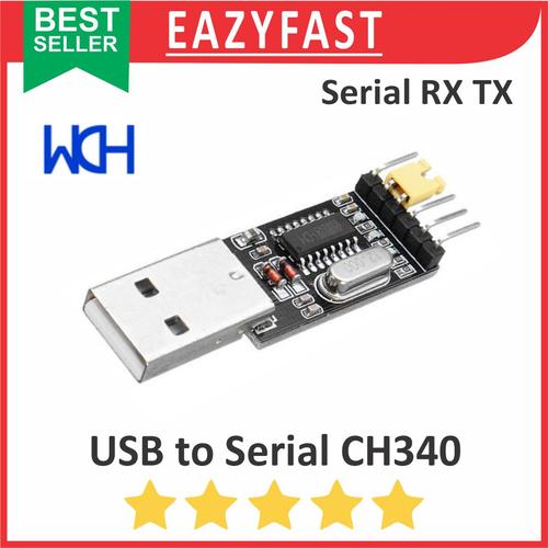 Jual Modul USB to Serial TTL Converter CH340 CH 340 UART RX TX Adapter ...