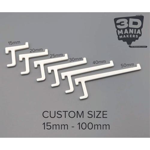 Jual Gantungan Pegboard Holder Hook Custom Pegboard Accesories 3d Mania ...