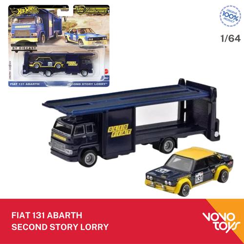 Jual Hot Wheels Fiat 131 Abart and Second Story Lorry Team Transport ...