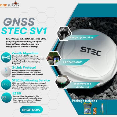 Jual Gps Rtk STEC SV1 GNSS Geodetik Statik Baru Bergaransi - Controller ...