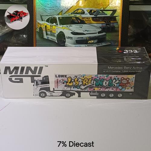 Jual Mini GT 333 Mercedes Benz Actros With LBWK Kuma Graffiti 40 Ft ...