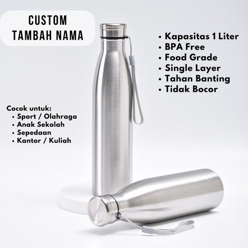 Jual Cody - Botol Minum 1 Liter Stainless Steel - polosan - Kota ...