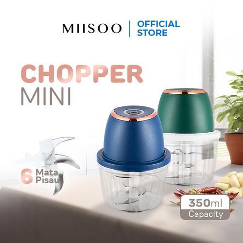 Promo MIISOO Portable Blender Mini Chopper Food Processor Blender Bumbu ...